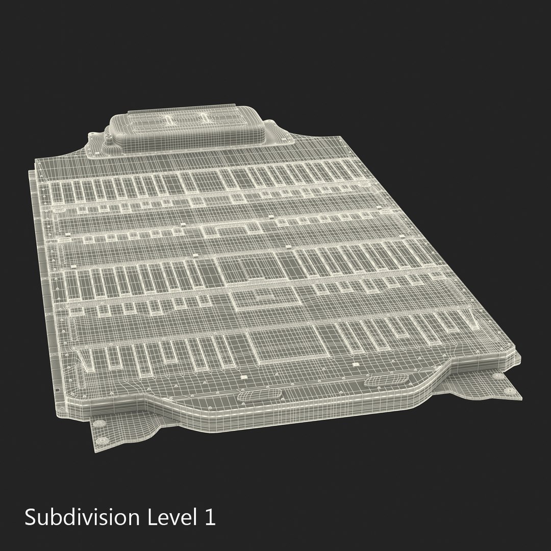 3d model tesla s battery pack