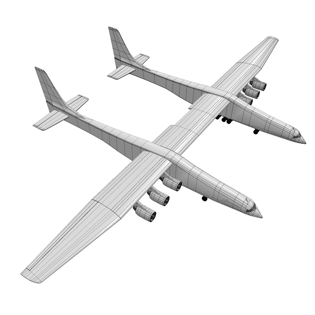 Stratolaunch chassis 3D - TurboSquid 1488297