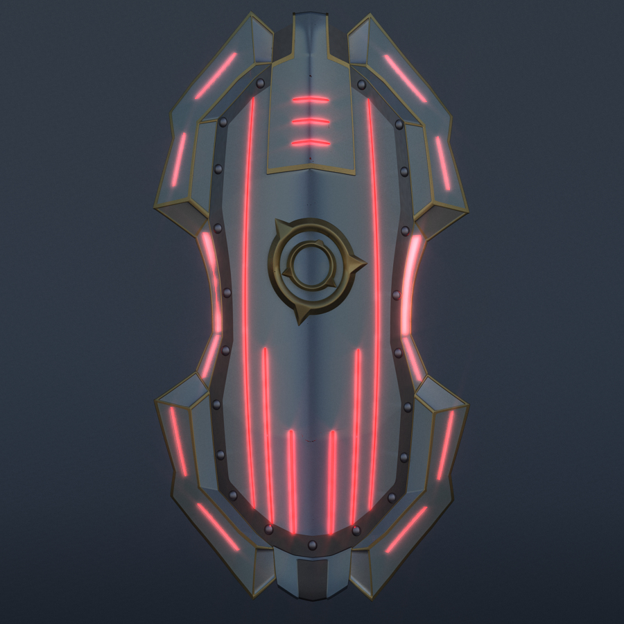 3D model sci-fi shield - TurboSquid 1324011