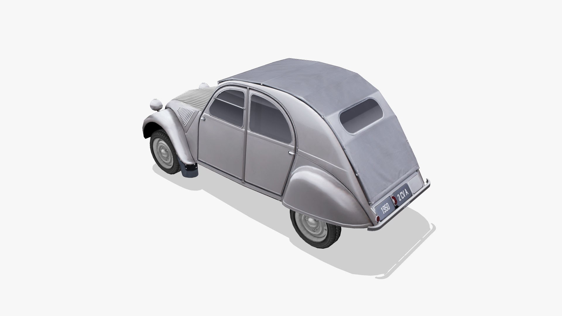 3D Citroen 2CV A 1950 Model - TurboSquid 2310571