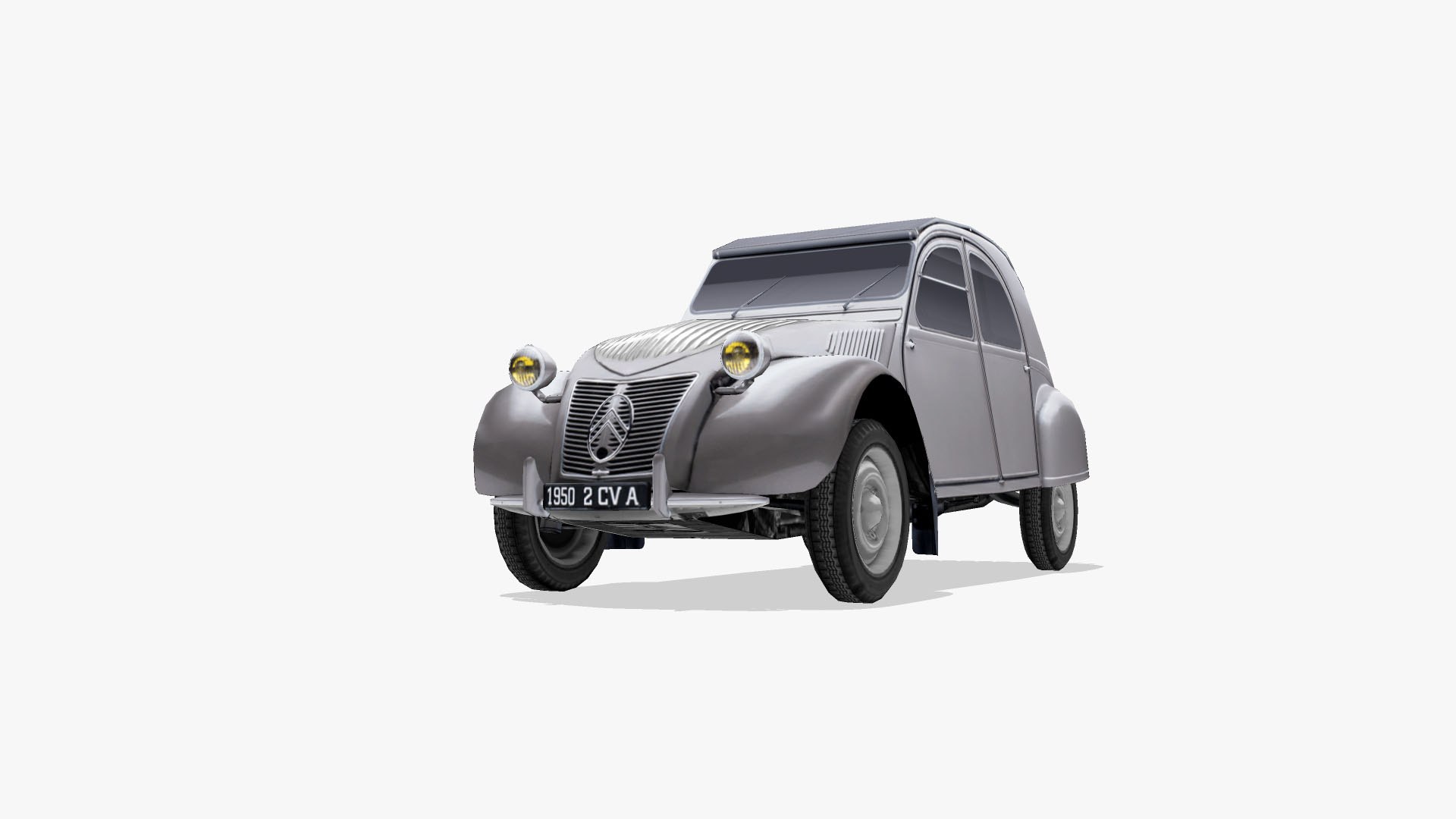 3D Citroen 2CV A 1950 Model - TurboSquid 2310571