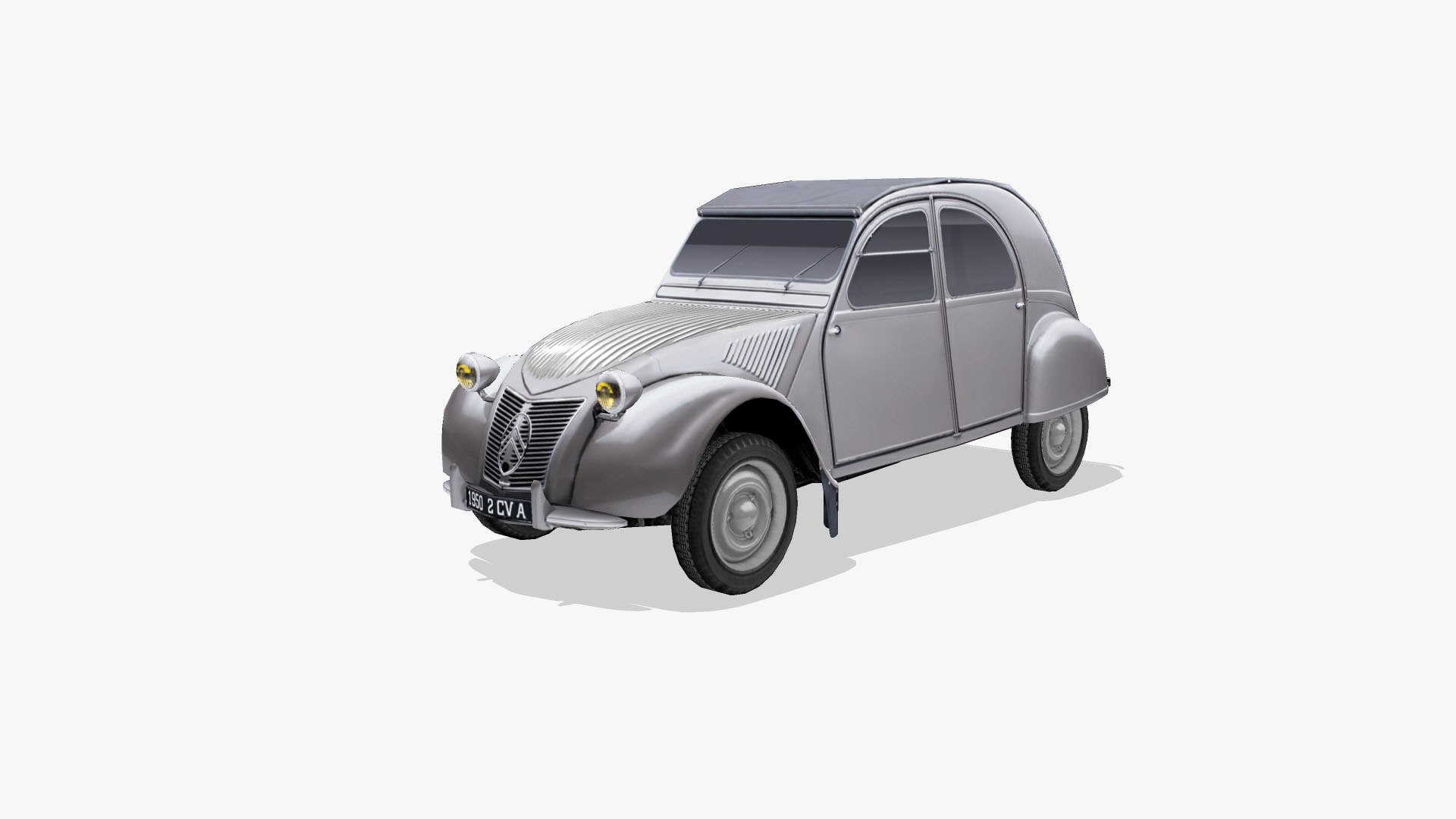 3D Citroen 2CV A 1950 Model - TurboSquid 2310571