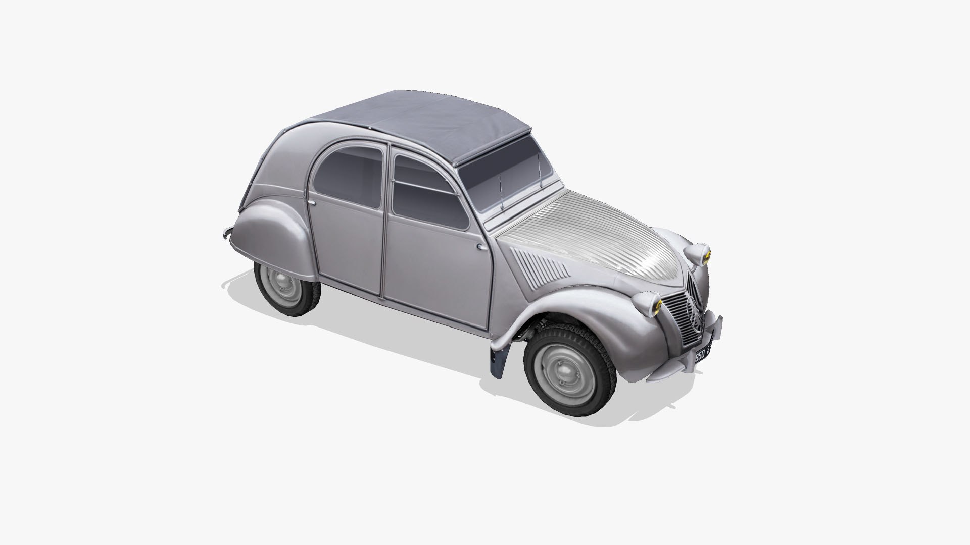 3D Citroen 2CV A 1950 Model - TurboSquid 2310571