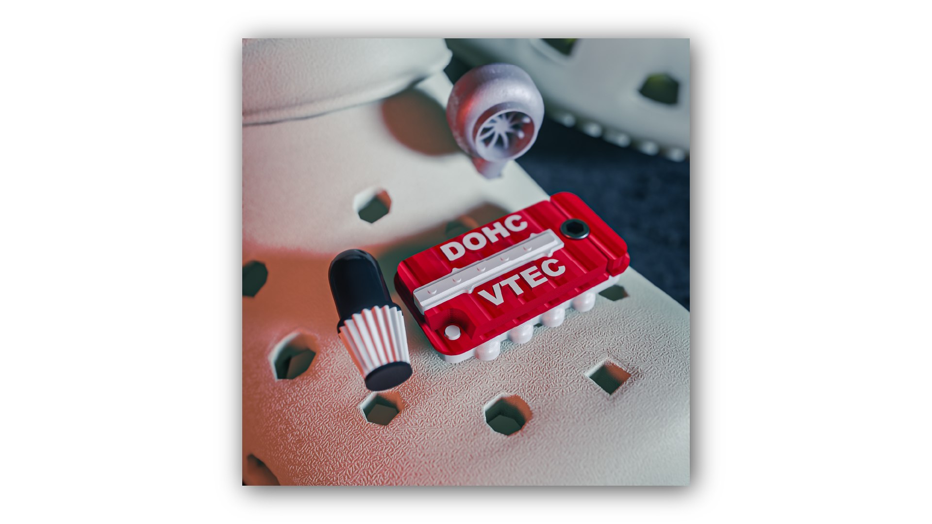 3D Honda VTEC Engine Crocs Zibbitz - TurboSquid 2229872