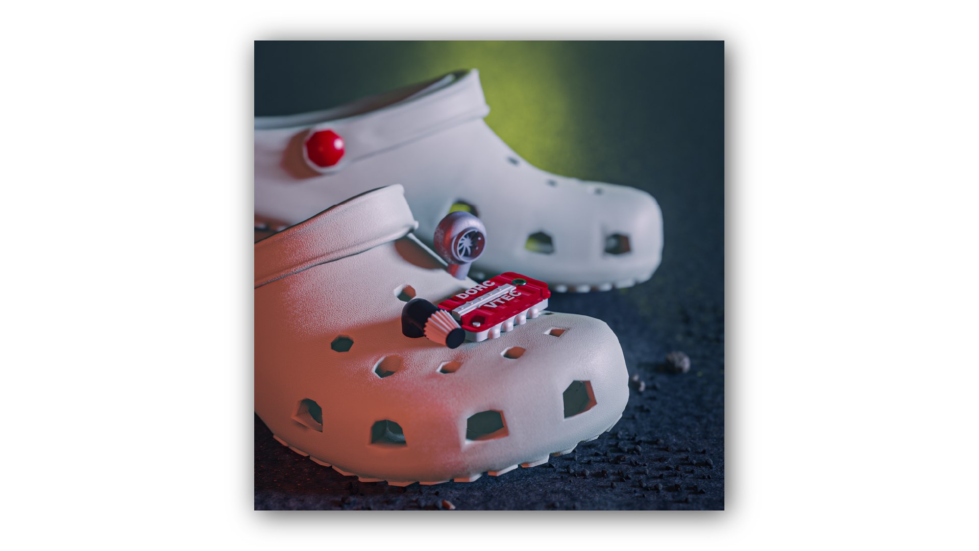 3D Honda VTEC Engine Crocs Zibbitz - TurboSquid 2229872