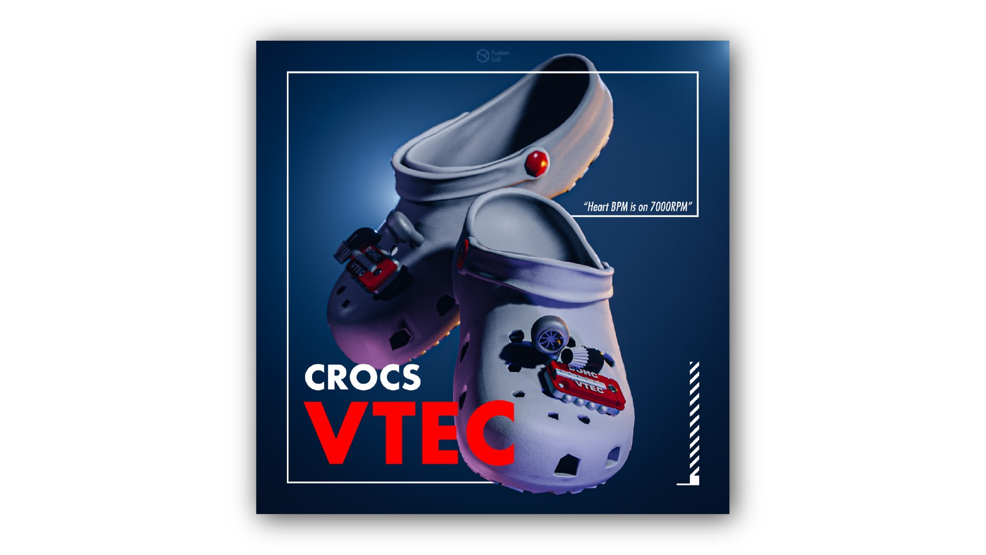 3D Honda VTEC Engine Crocs Zibbitz - TurboSquid 2229872
