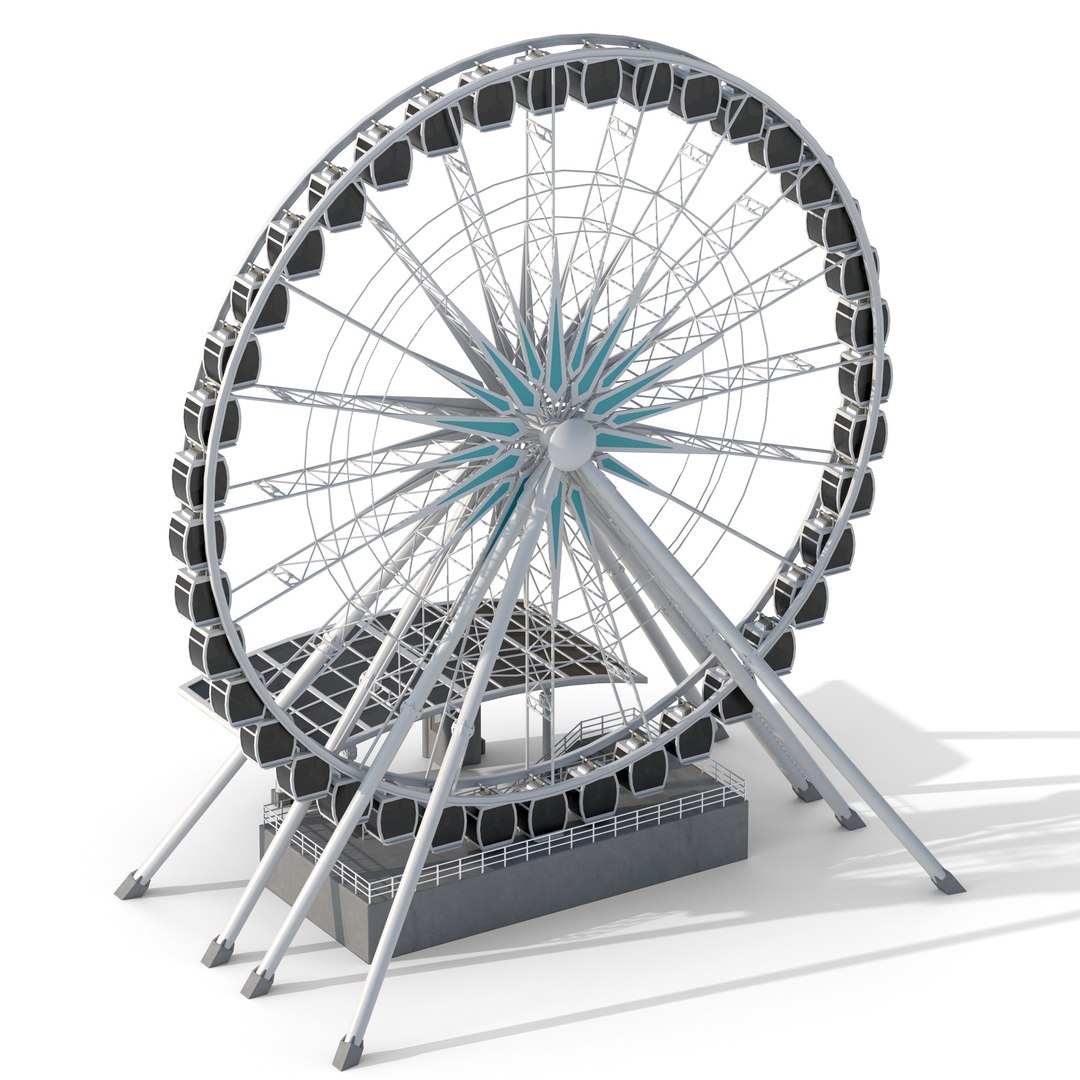 3D Sky Wheel Model - TurboSquid 2275250