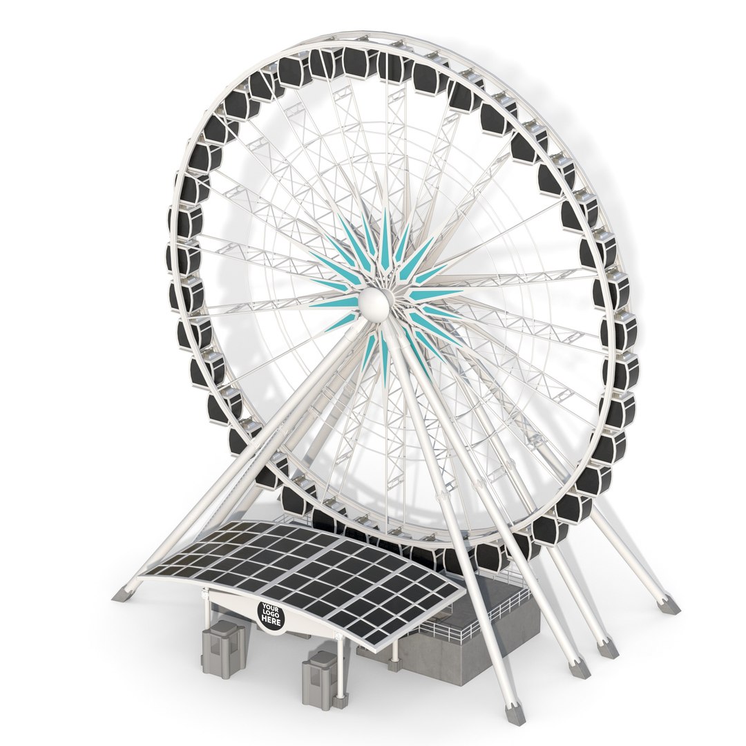 3D Sky Wheel Model - TurboSquid 2275250