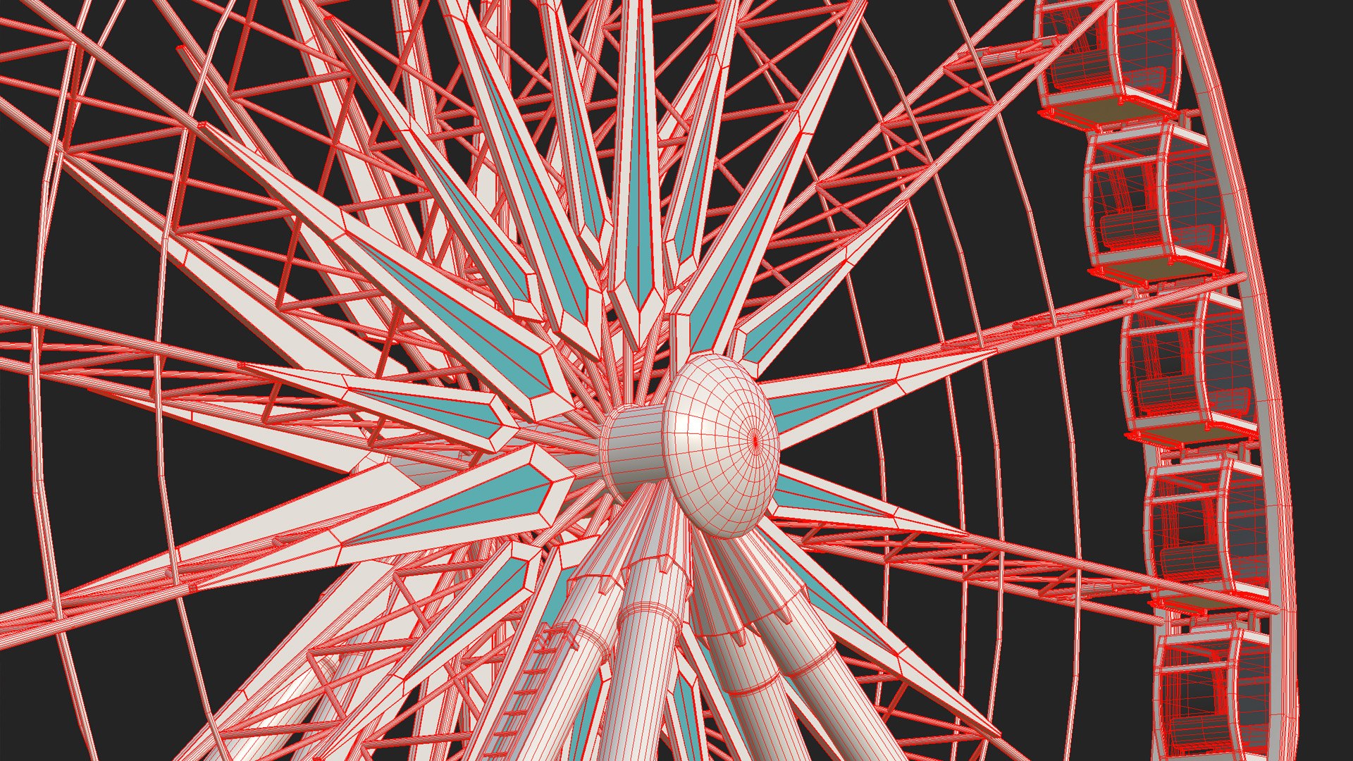 3D Sky Wheel Model - TurboSquid 2275250