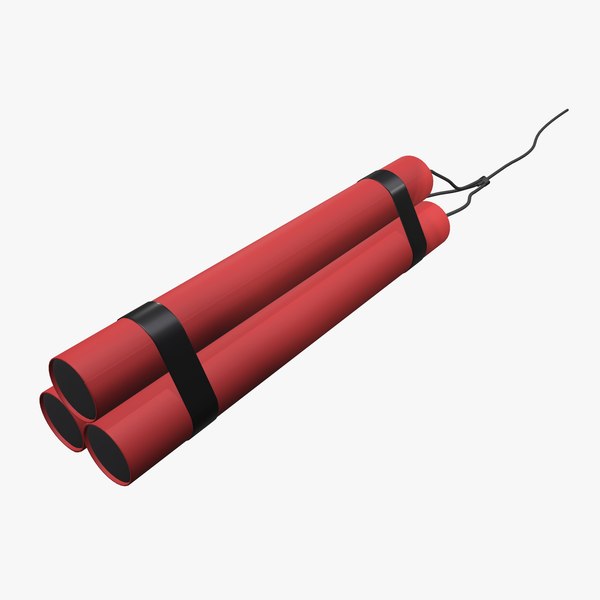 3D dynamite model - TurboSquid 1379618
