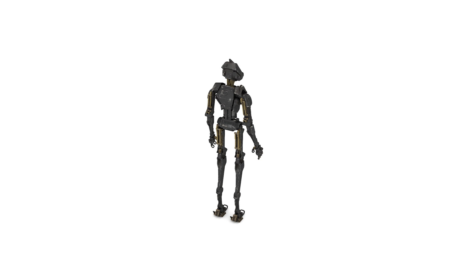 3D Assassin Droid Model - TurboSquid 1901778