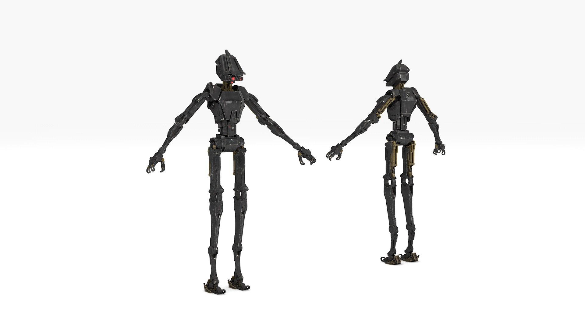 3D Assassin Droid Model - TurboSquid 1901778