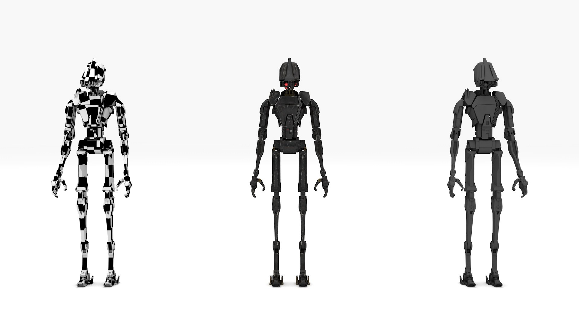 3D Assassin Droid Model - TurboSquid 1901778