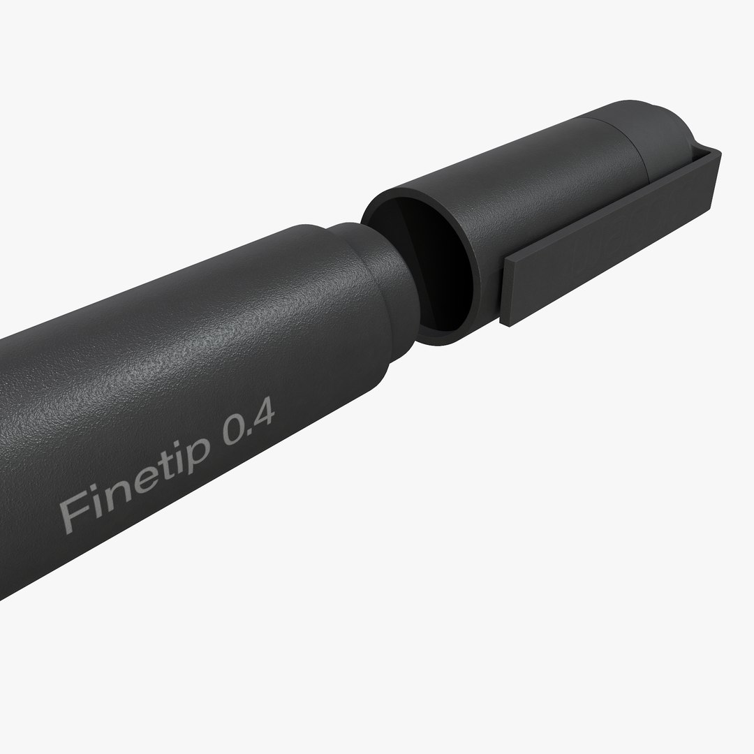 3D Finetip Pen Model - TurboSquid 2045859