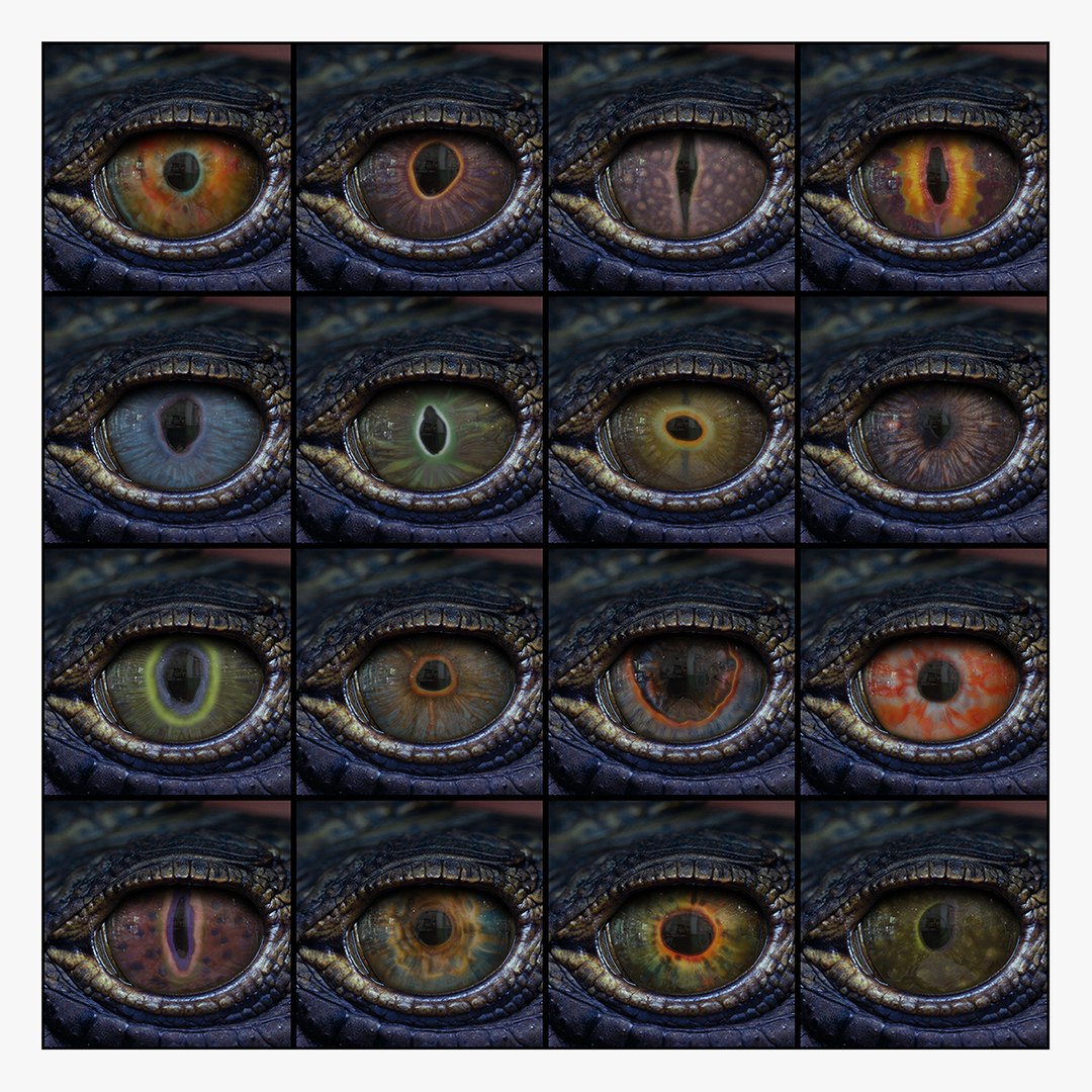 3D Creature Eyes Vol 11 - PBR - TurboSquid 2133107
