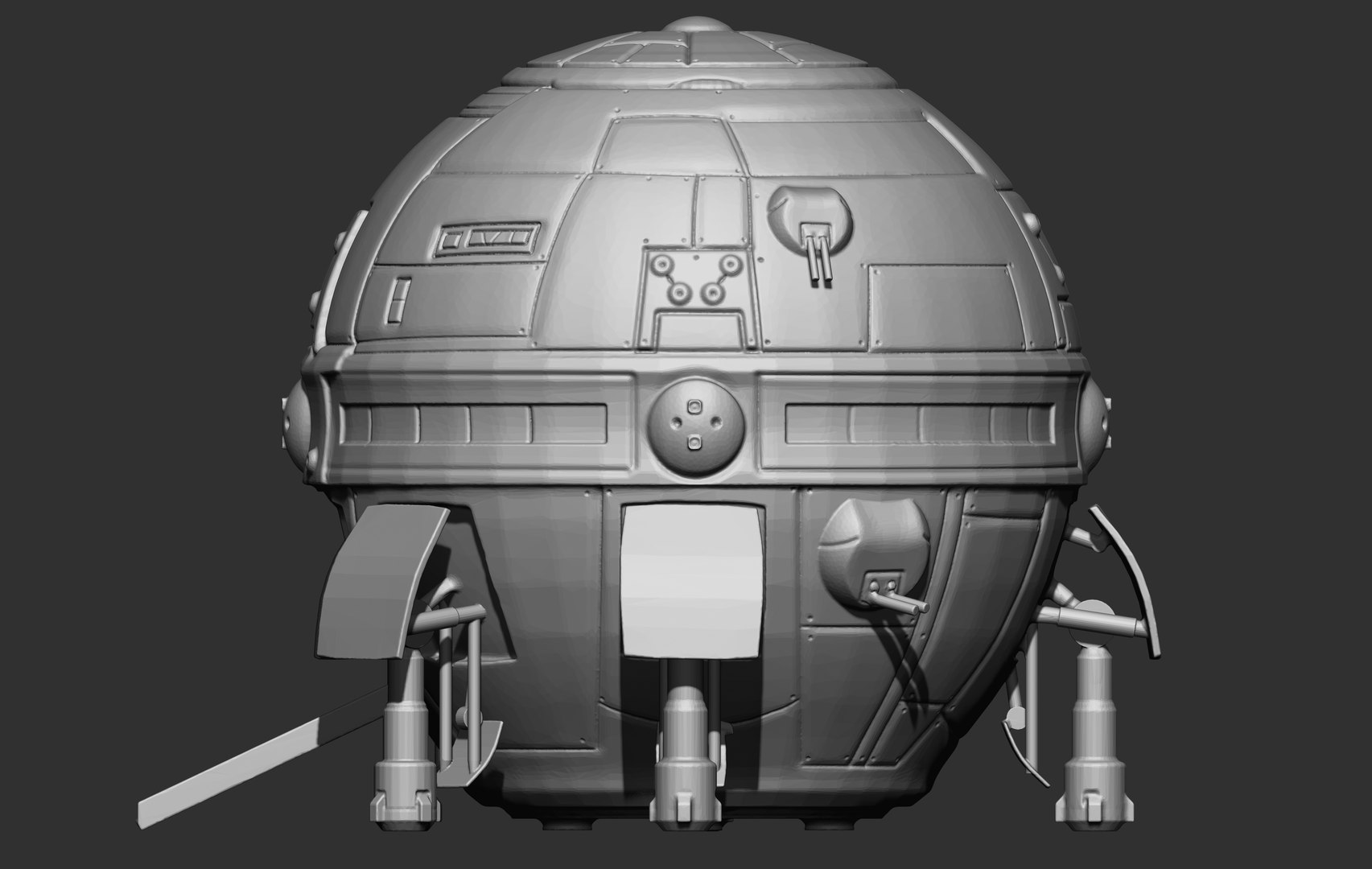 3D 3D BattleTech DropShip Model - TurboSquid 1977847