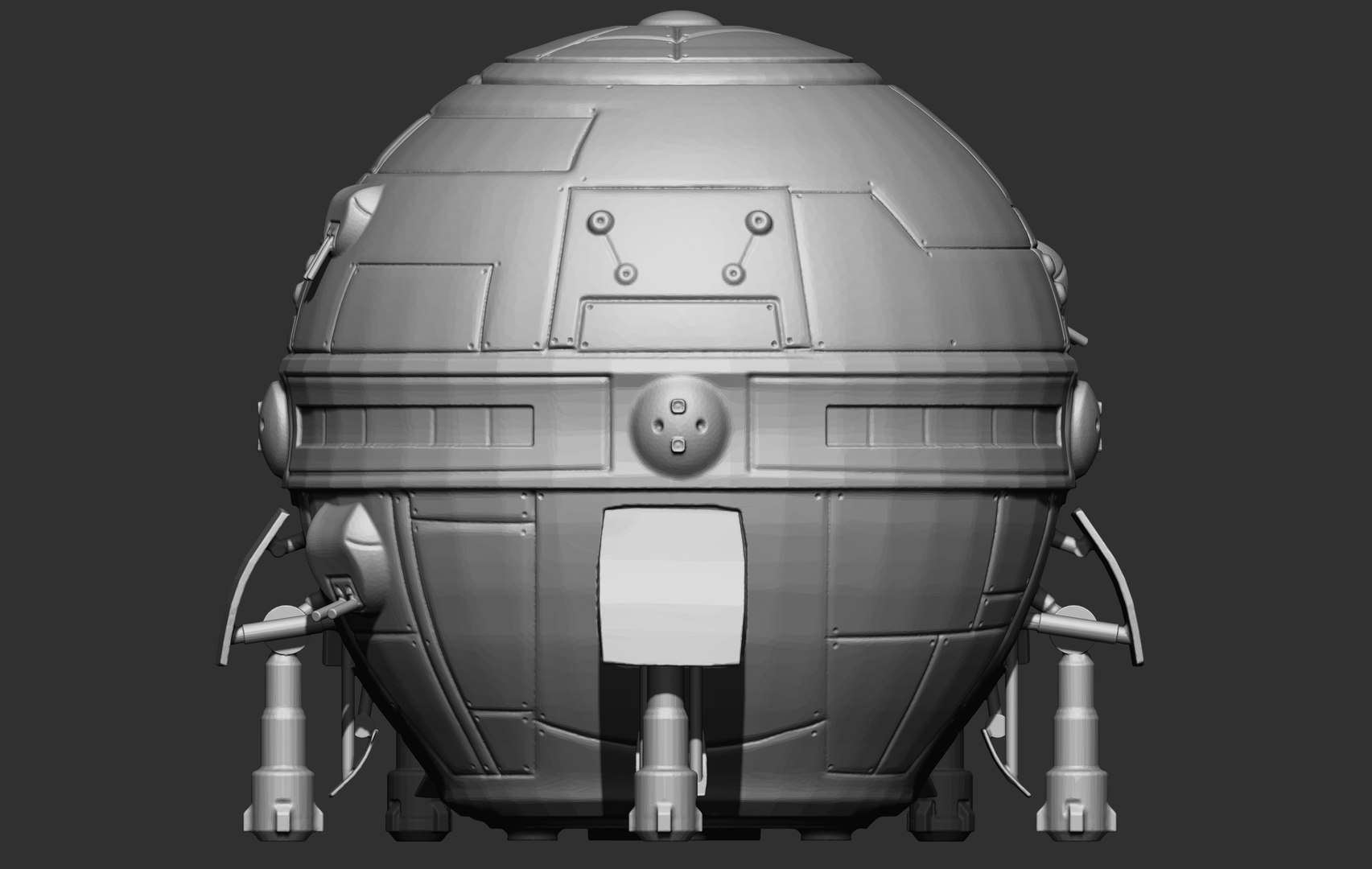 3D 3D BattleTech DropShip Model - TurboSquid 1977847