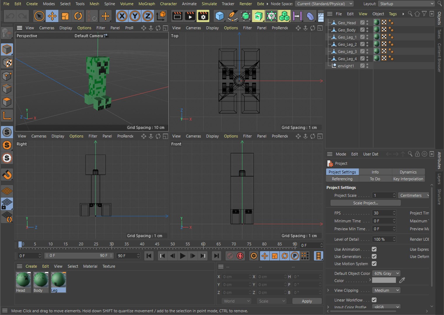 Creeper 3D Model - TurboSquid 1504434