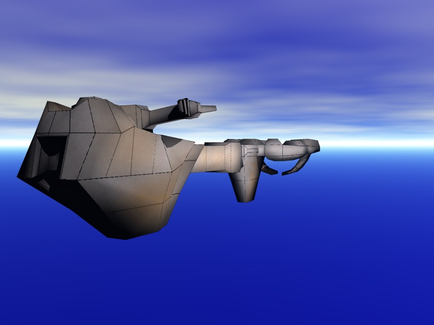 Free Old Cruiser 3d Model