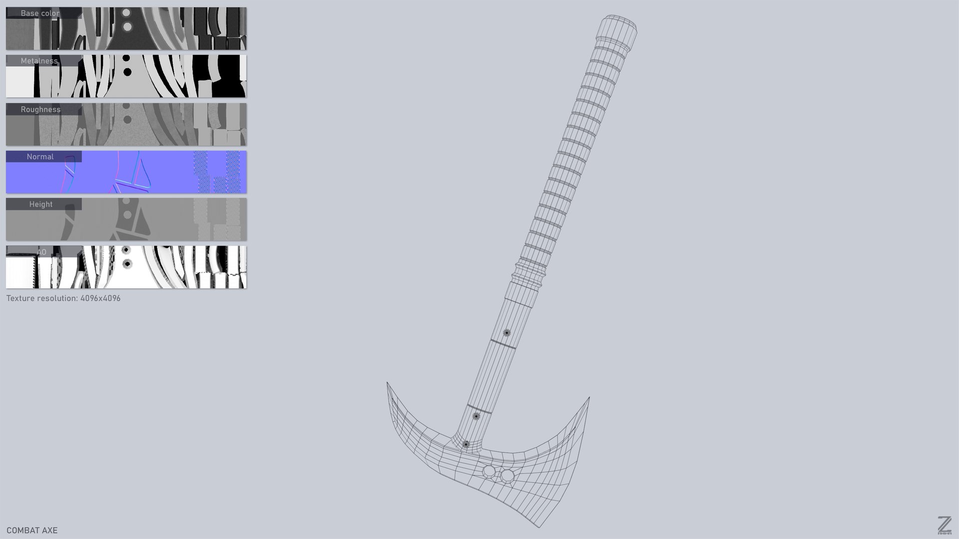 Combat Melee Weapon Collection 3D Model - TurboSquid 2242414