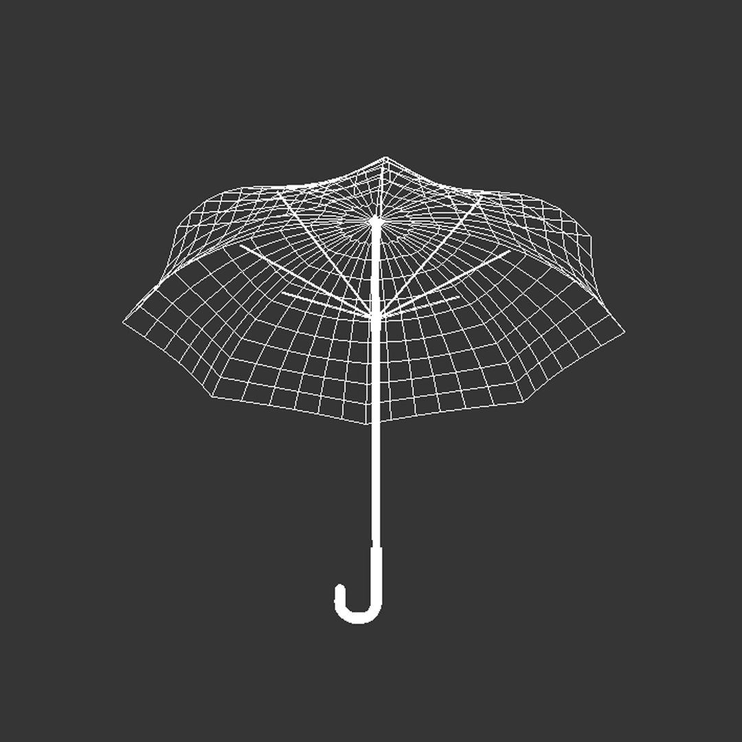 3D Model Low Poly Umbrella - TurboSquid 2052952