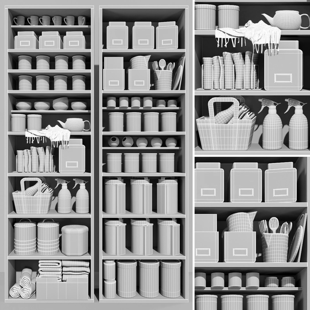 Modern Racks 3D Model - TurboSquid 2220474