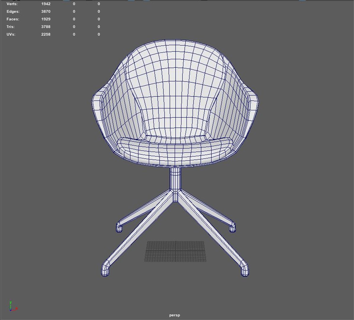 3D Adelaide Chair - TurboSquid 1420802