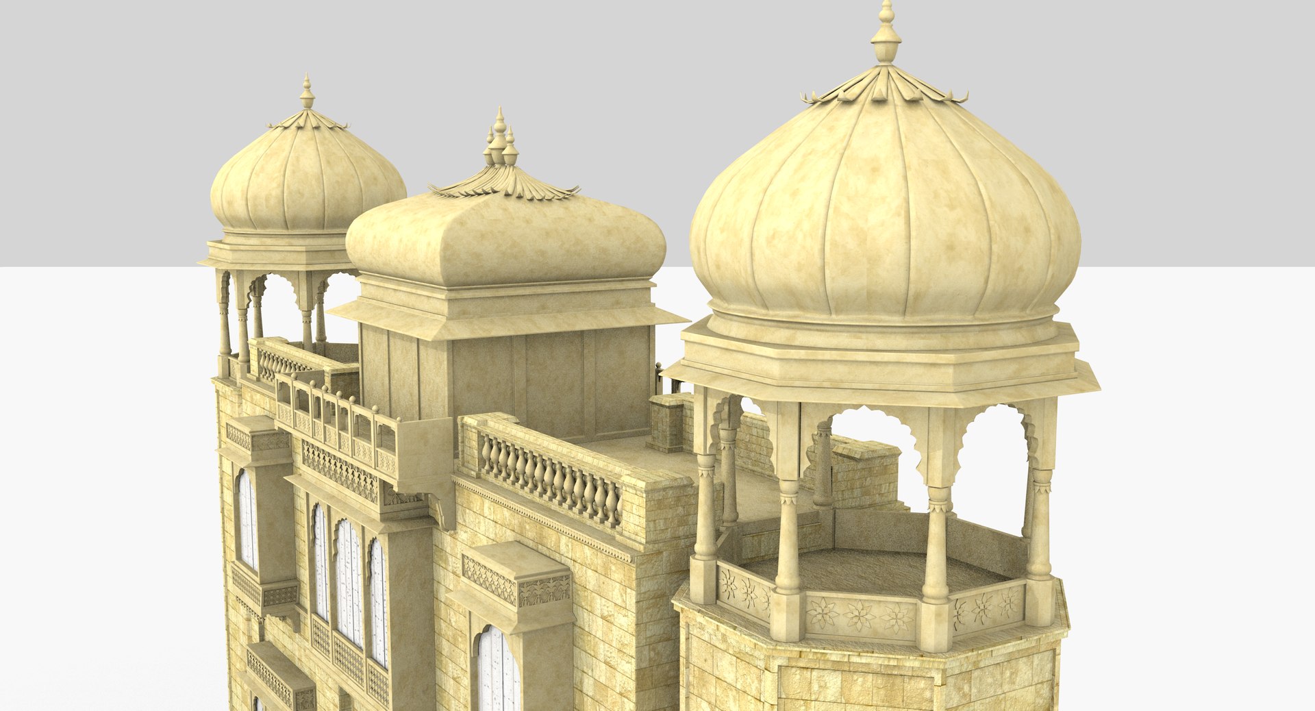 3D Ancient Gate - TurboSquid 1252305