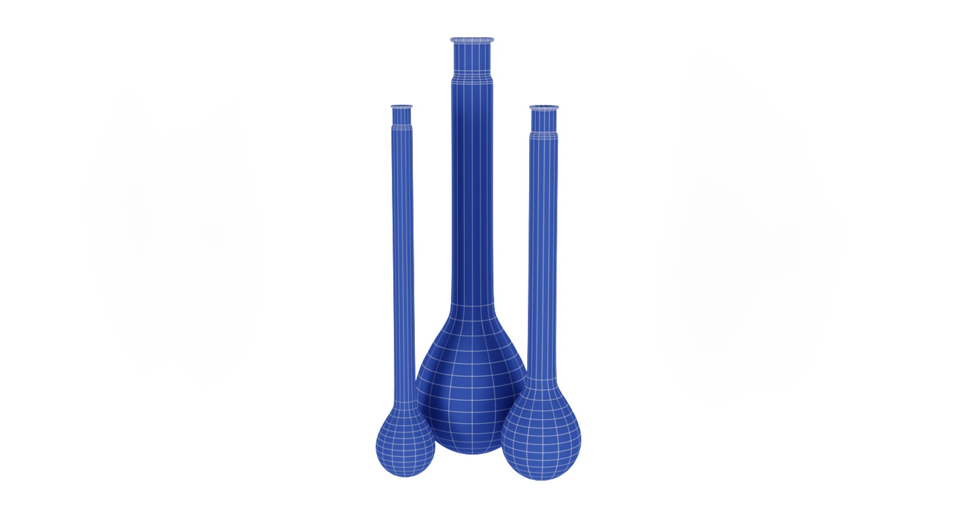 Kjeldahl flask set 3D - TurboSquid 1412787
