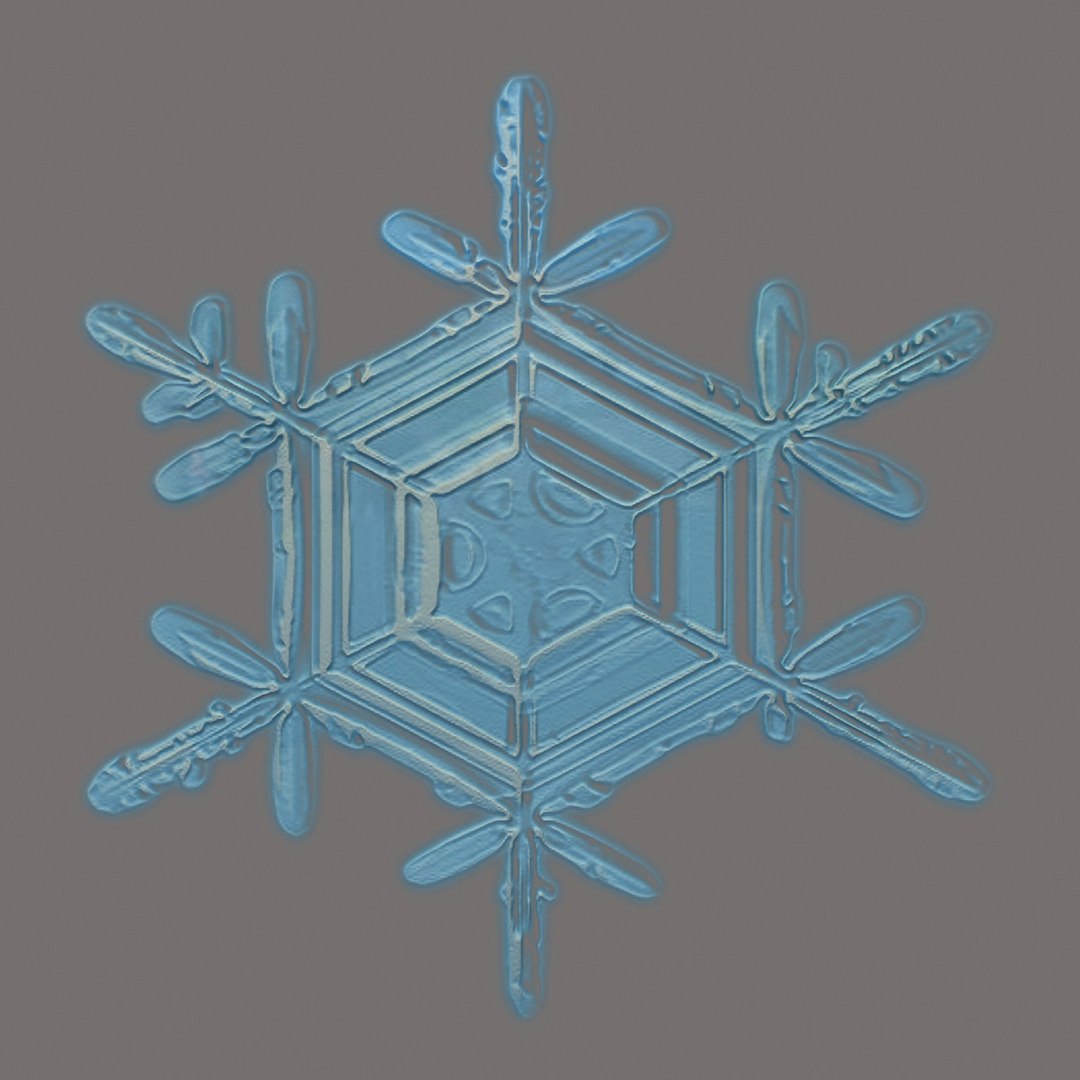 3d Model Snowflakes 3