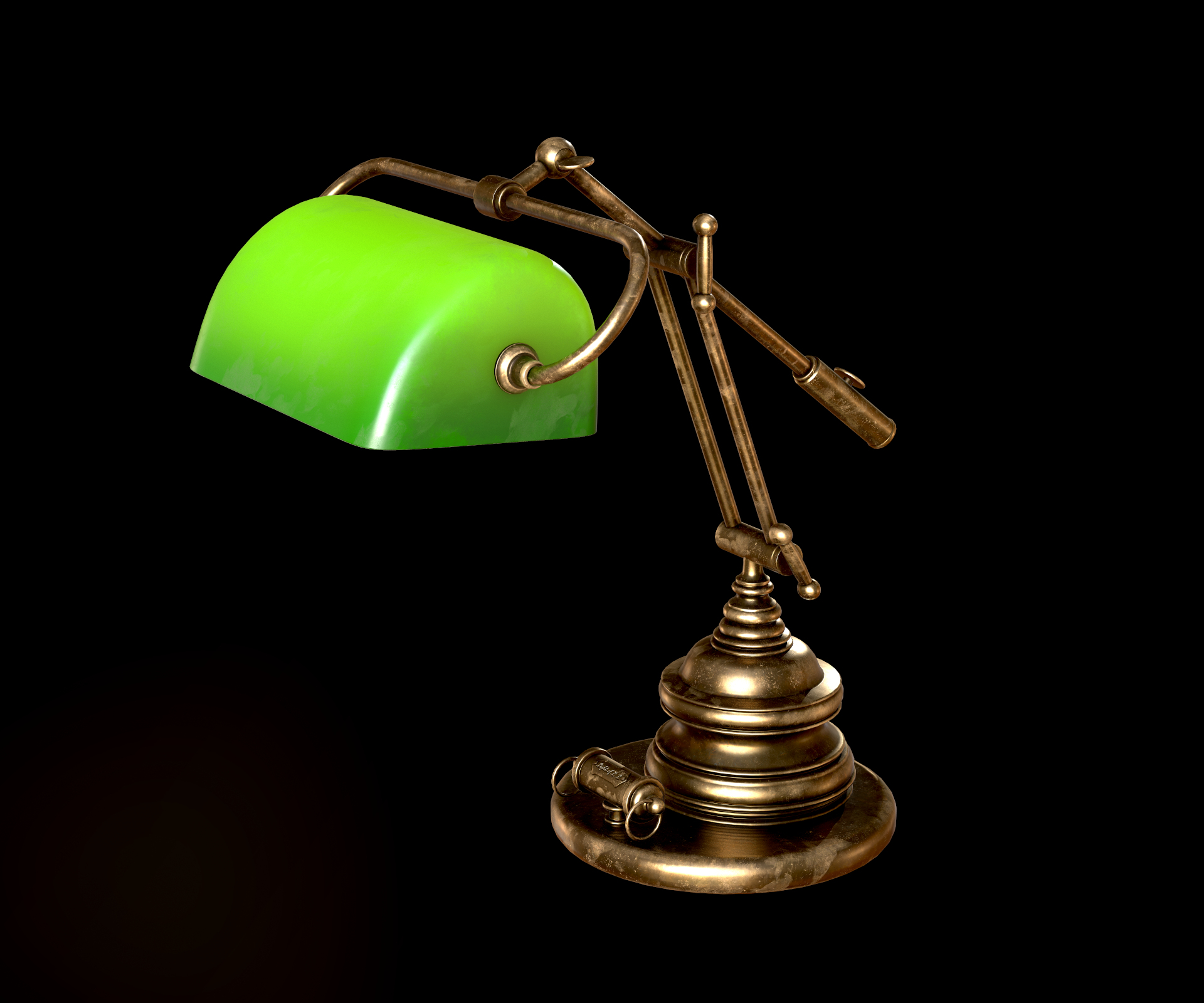 Low-poly table lamp 3D model - TurboSquid 1650604