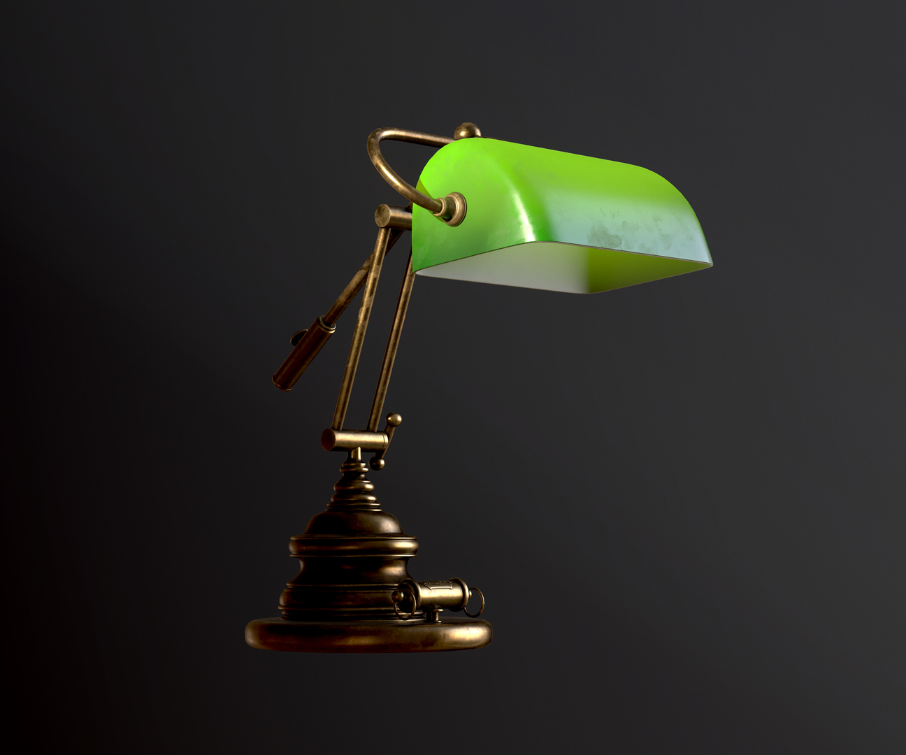 Low-poly table lamp 3D model - TurboSquid 1650604