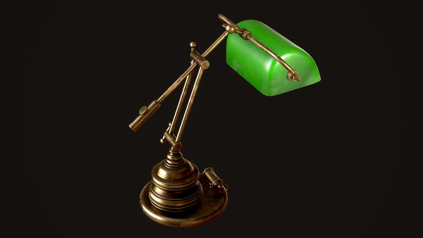 Low-poly table lamp 3D model - TurboSquid 1650604