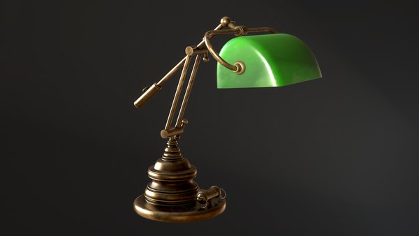 Low-poly table lamp 3D model - TurboSquid 1650604