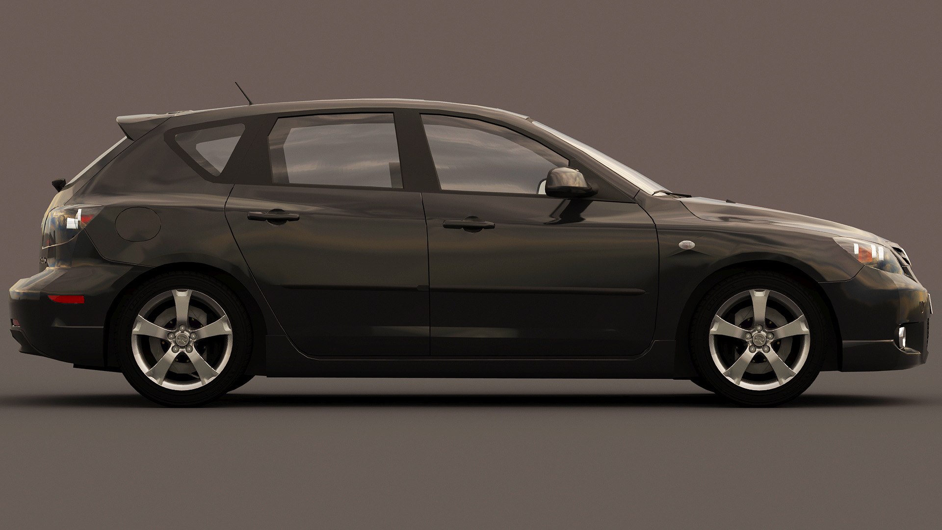 Mazda axela sport 2005 3D model - TurboSquid 2157796