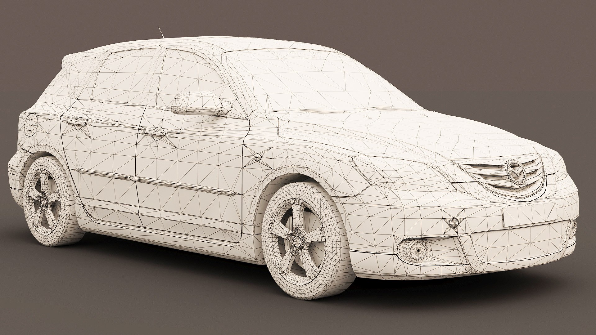 Mazda axela sport 2005 3D model - TurboSquid 2157796