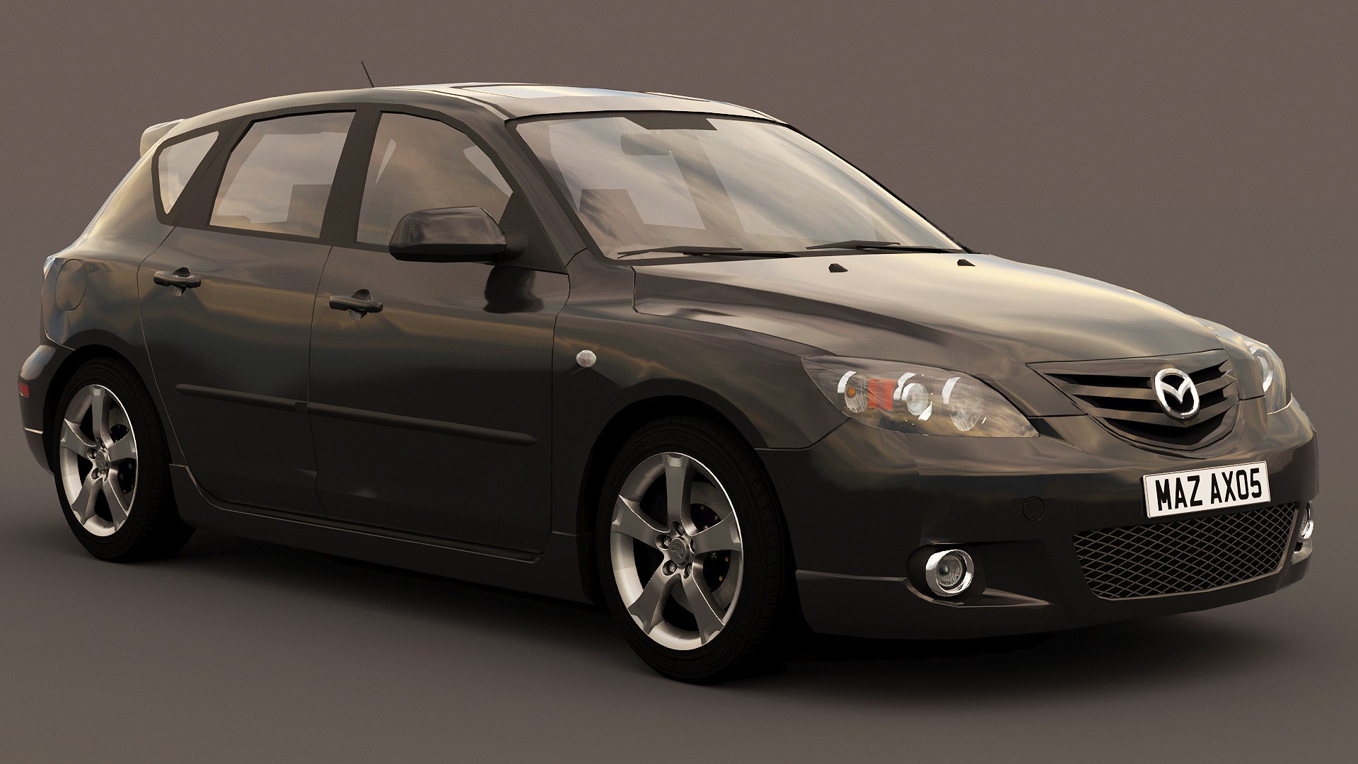 Mazda axela sport 2005 3D model - TurboSquid 2157796