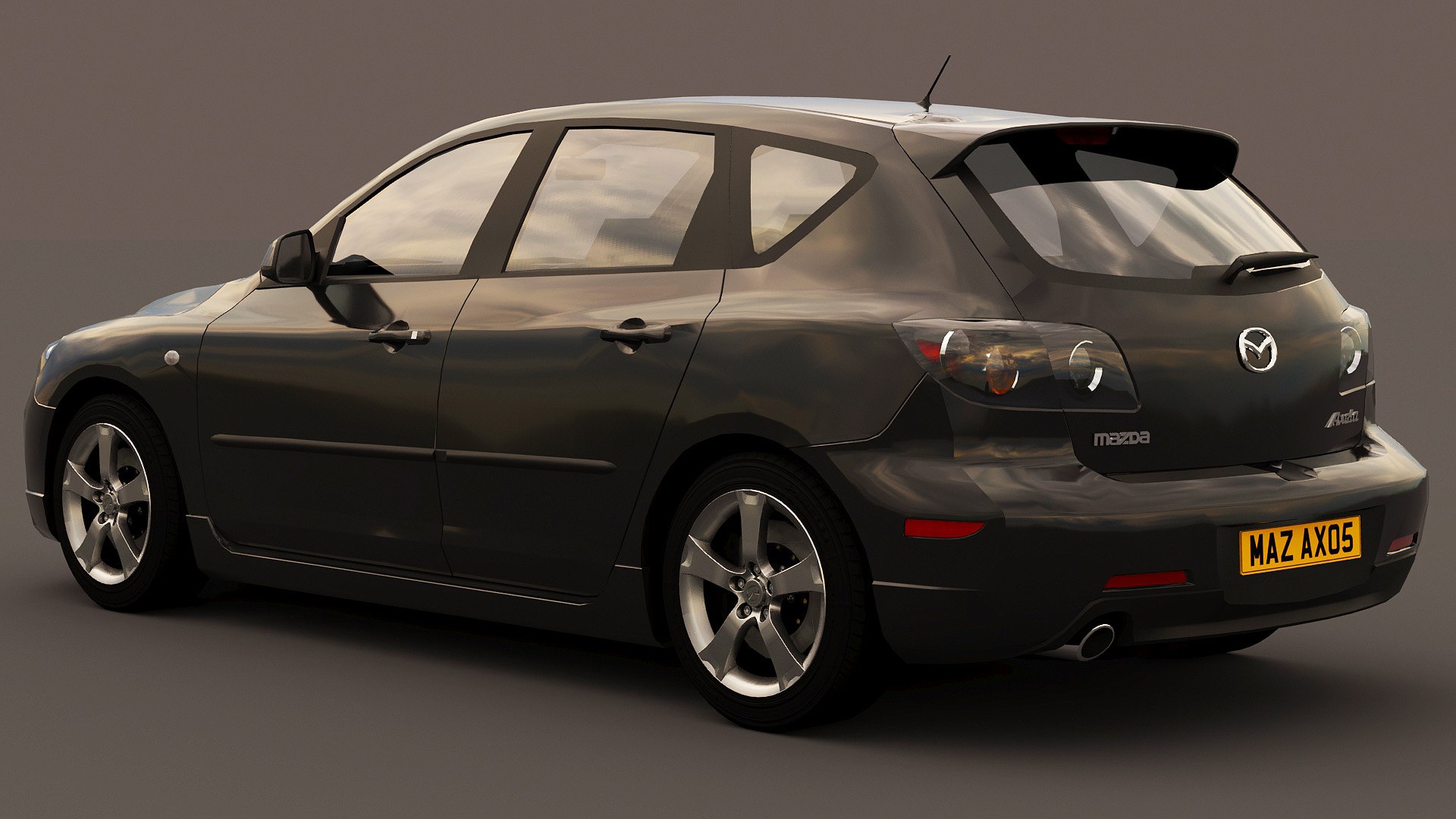 Mazda axela sport 2005 3D model - TurboSquid 2157796