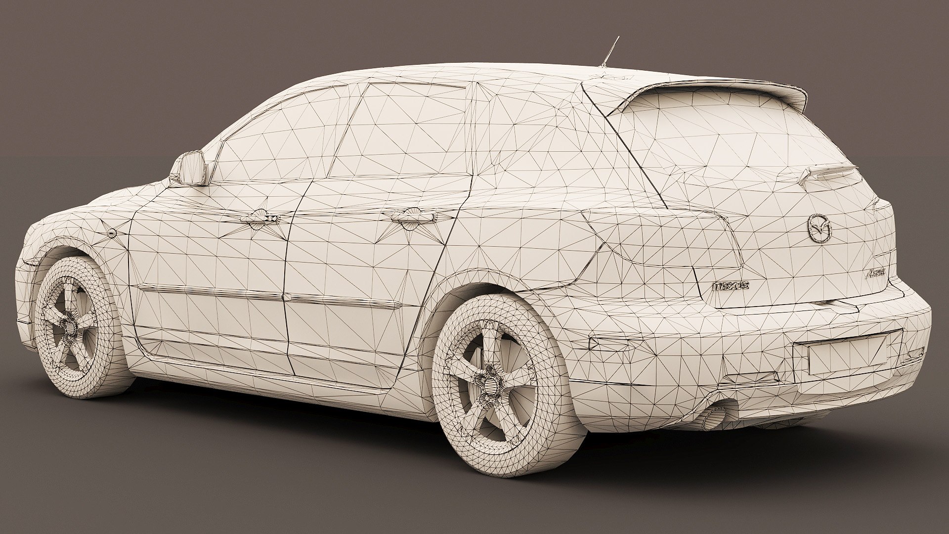 Mazda axela sport 2005 3D model - TurboSquid 2157796
