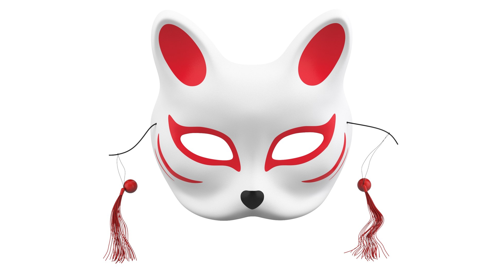Japanese Mask 3D Model - TurboSquid 1971801