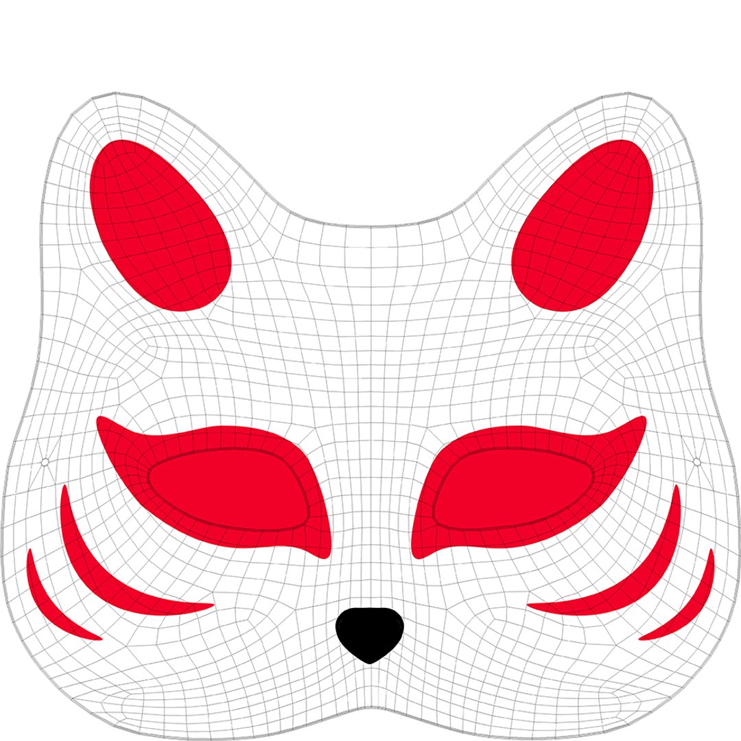 Japanese Mask 3D Model - TurboSquid 1971801