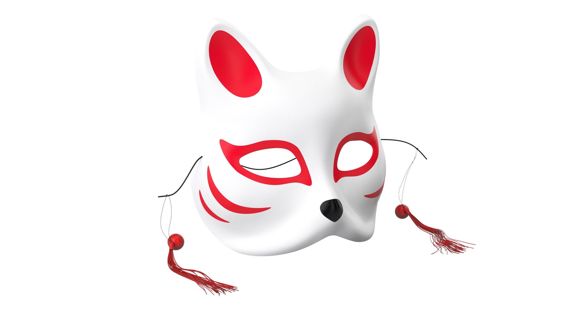 Japanese Mask 3D Model - TurboSquid 1971801