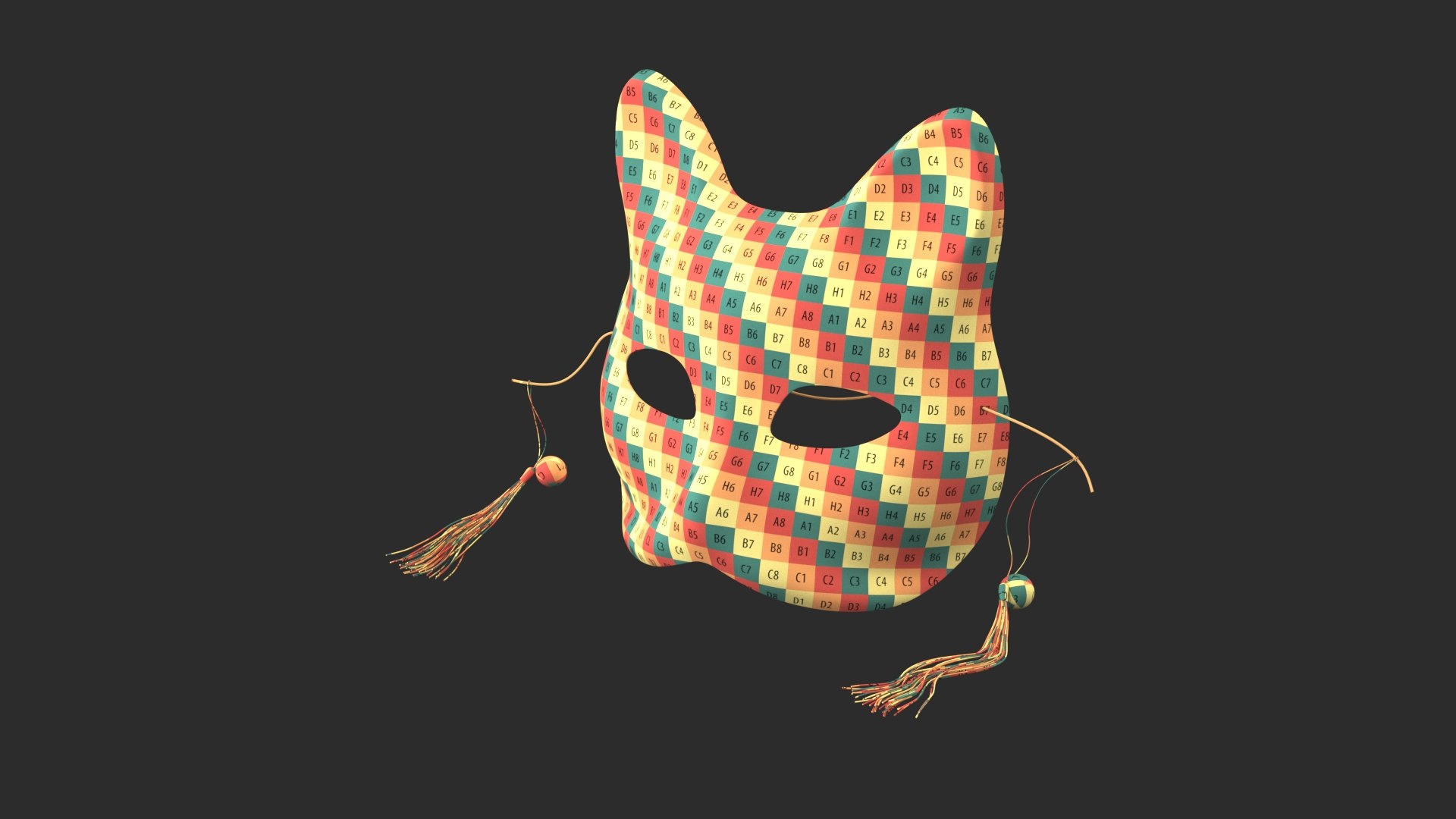 Japanese Mask 3D Model - TurboSquid 1971801