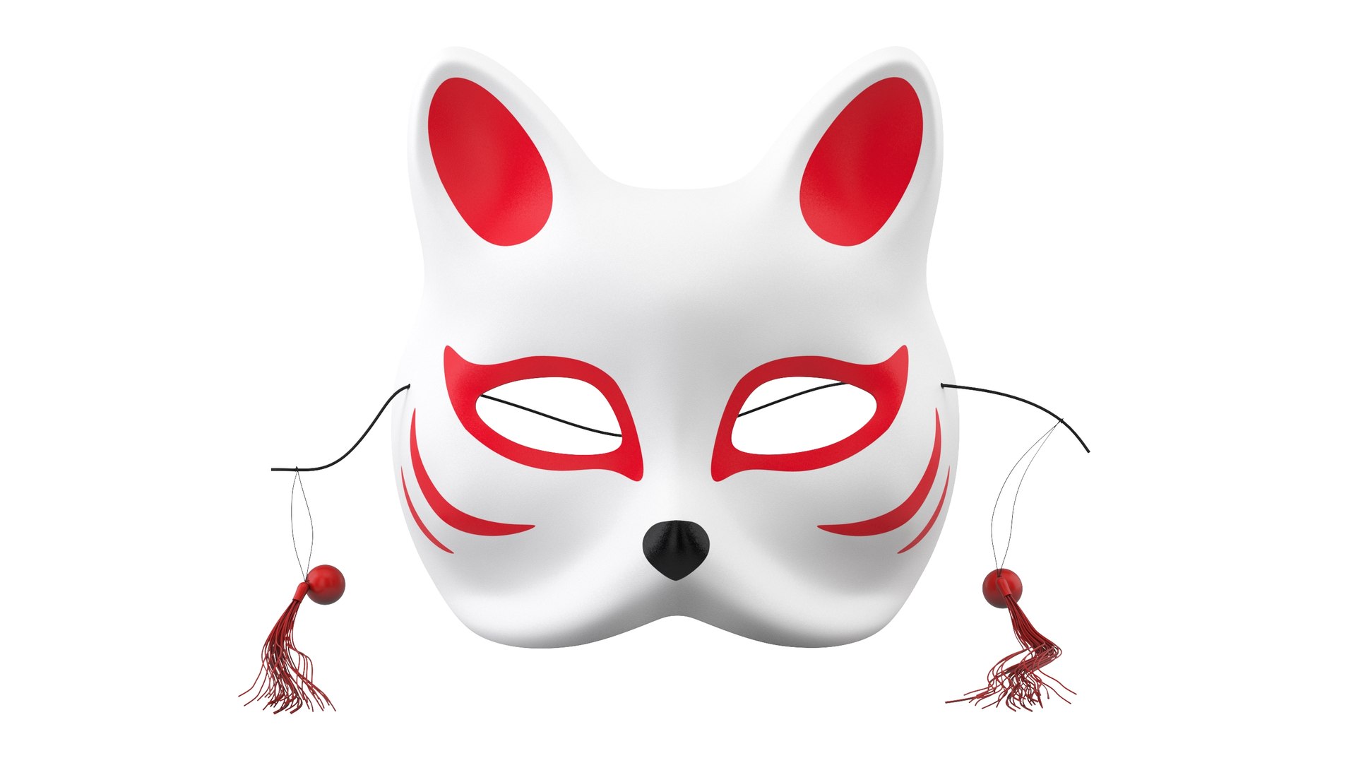 Japanese Mask 3D Model - TurboSquid 1971801