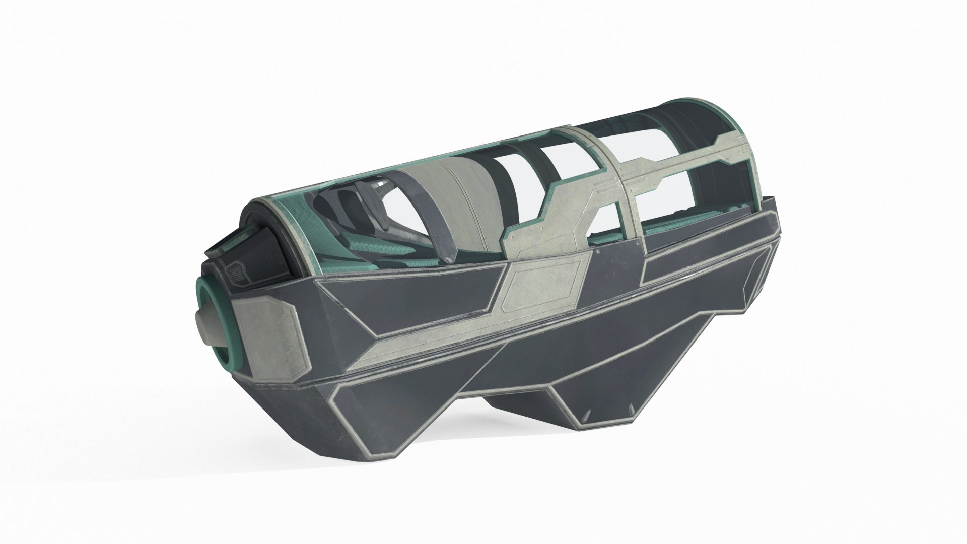 Future Science Fiction Sleep Module Model - TurboSquid 2218612