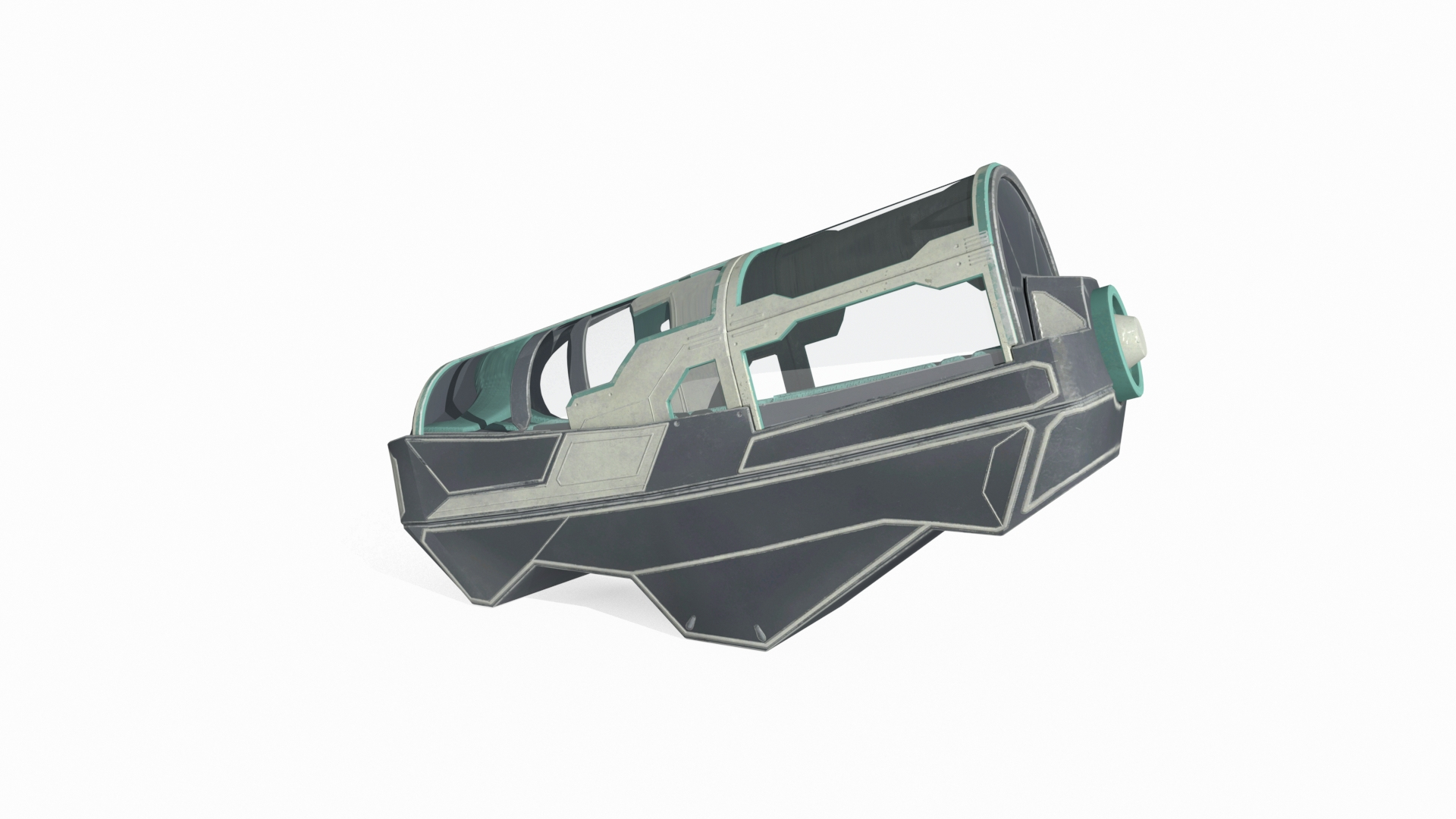 Future Science Fiction Sleep Module Model - TurboSquid 2218612