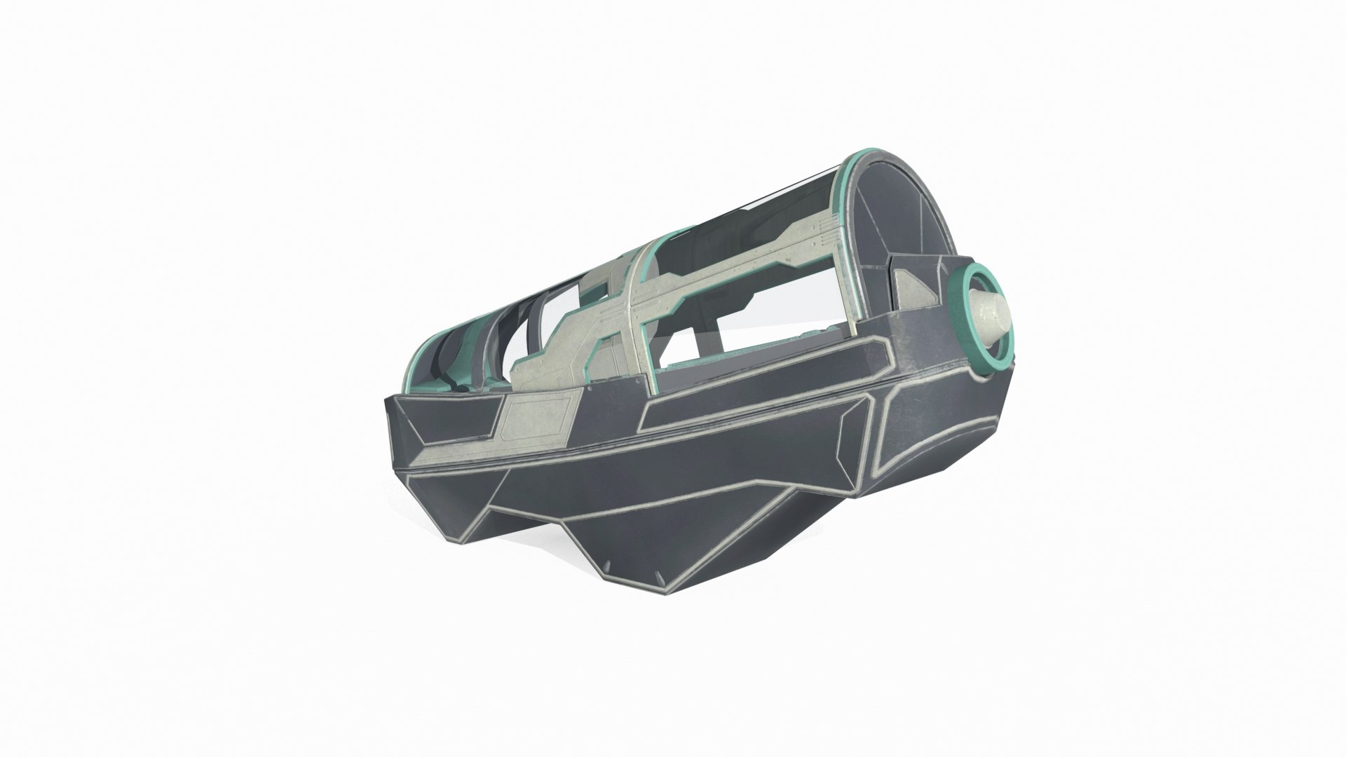 Future Science Fiction Sleep Module Model - TurboSquid 2218612