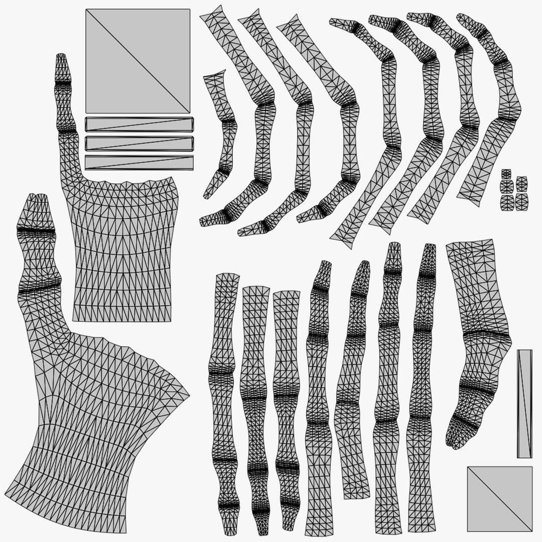 Human Hand Skeleton 3D Model - TurboSquid 2296606