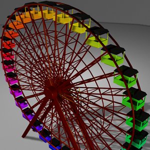 3d Ferris Wheel Model