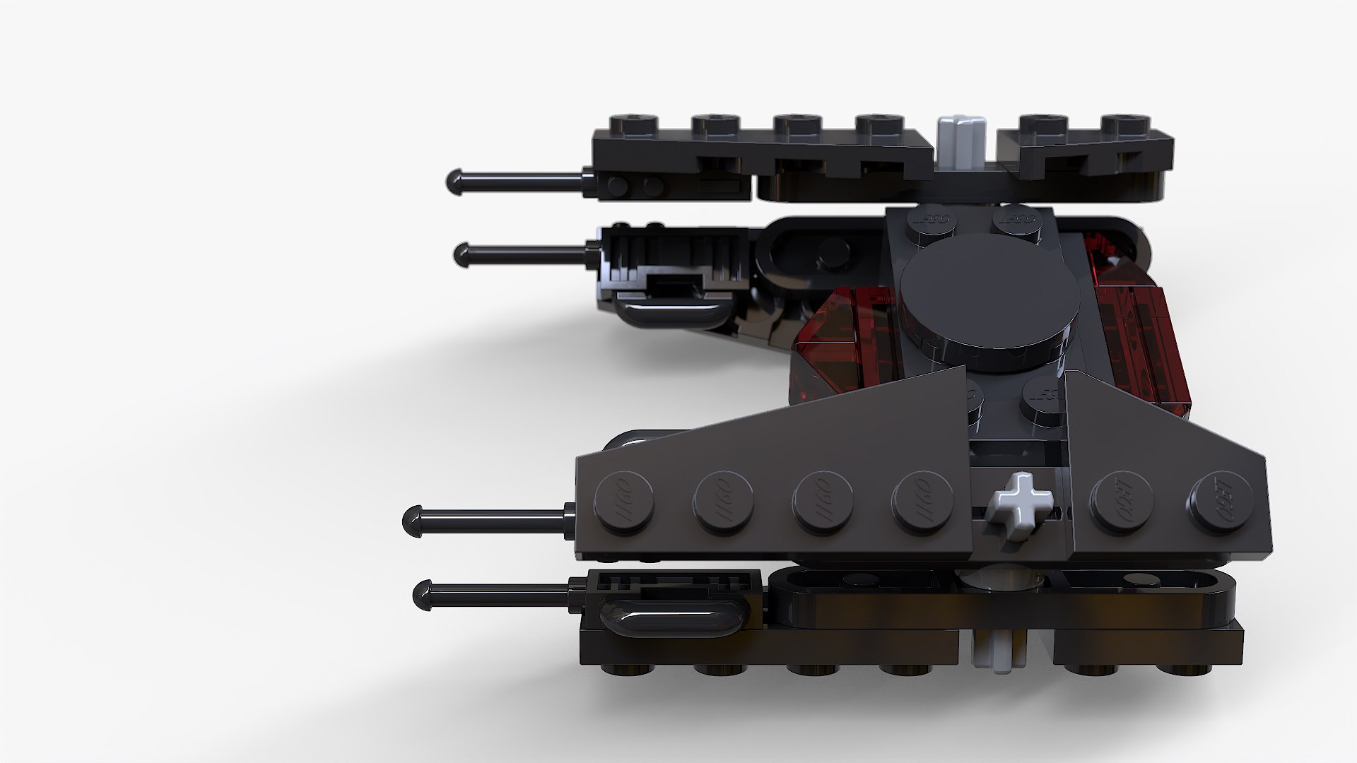 Lego Kylo Ren Tie Silencer 3D Model - TurboSquid 1776602